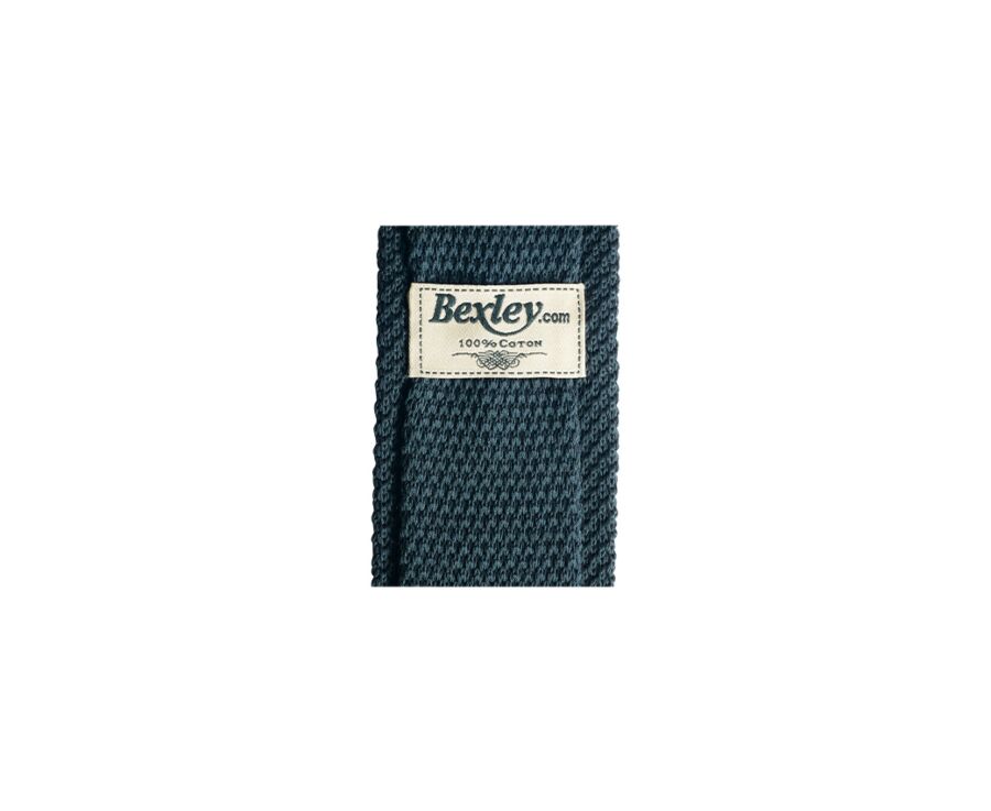 Corbata de punto para hombre Botella Verde | Bexley