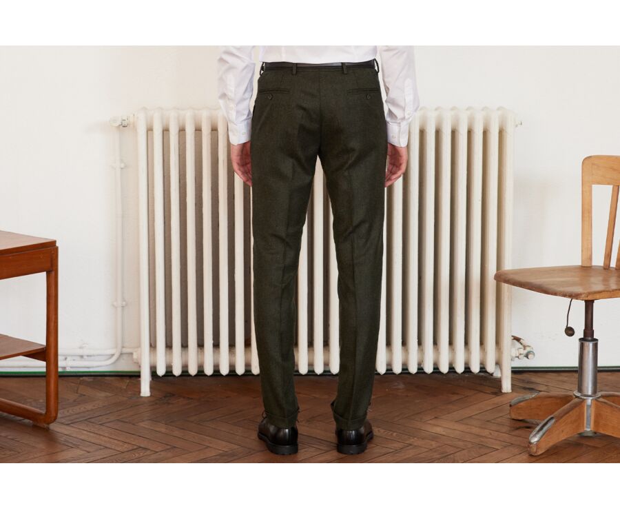 Pantalón de vestir Espiga Verde Oscuro Lelian | Bexley