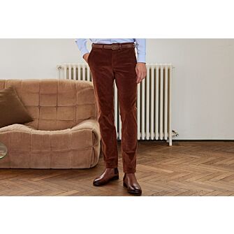 Caramel Foncé Men's chinos Norman | Bexley
