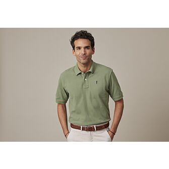 Sage Green Men's polo shirt Gareth | Bexley